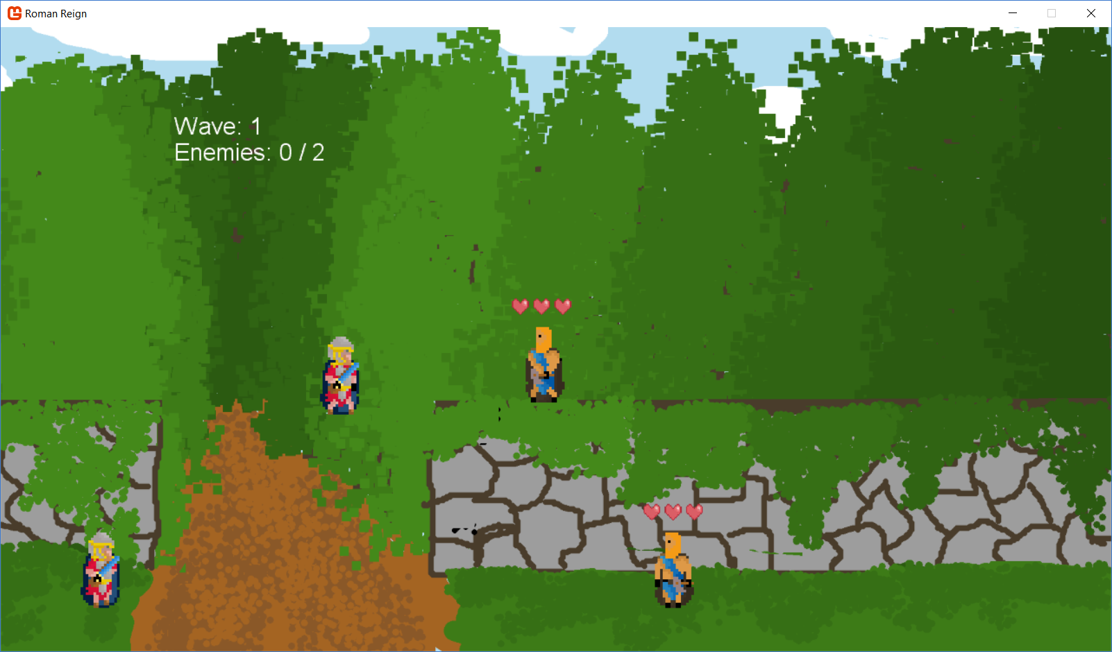 GitHub - eugencowie/RomanReign: 2D wave defense platformer set during ...